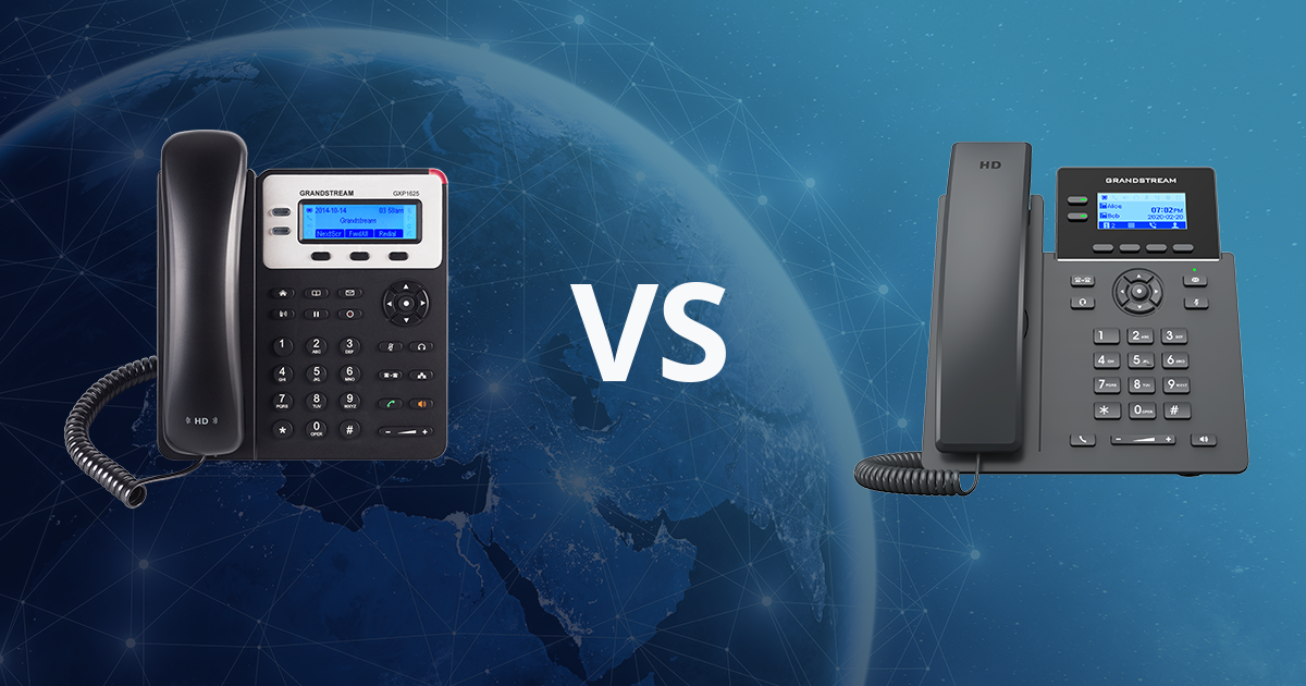 GRP vs. GXP IP Phone Comparison - Interactive